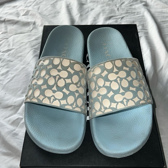 Shoes | Coach Udele Signature Slide | Poshmark